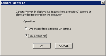 3.4.1 Procedure - Playback Videos in Camera-Viewer EX