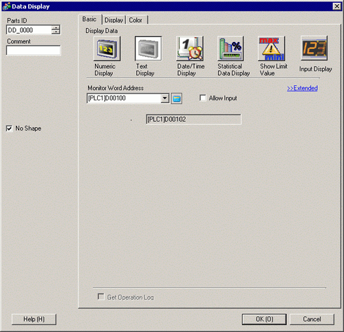14.3.1 Procedure - Displaying/Inputting Text Data