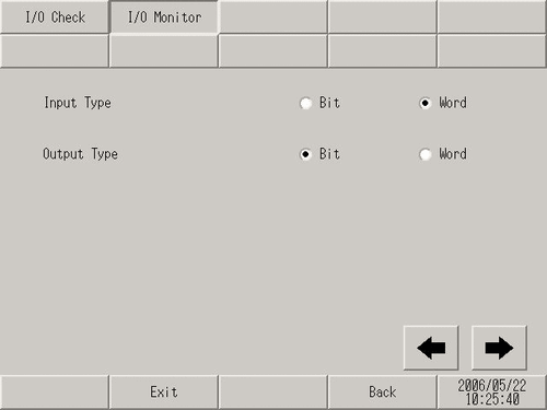 M.18.3.4 Peripheral Settings - I/O Driver (I/O Monitor) - Input Type ...